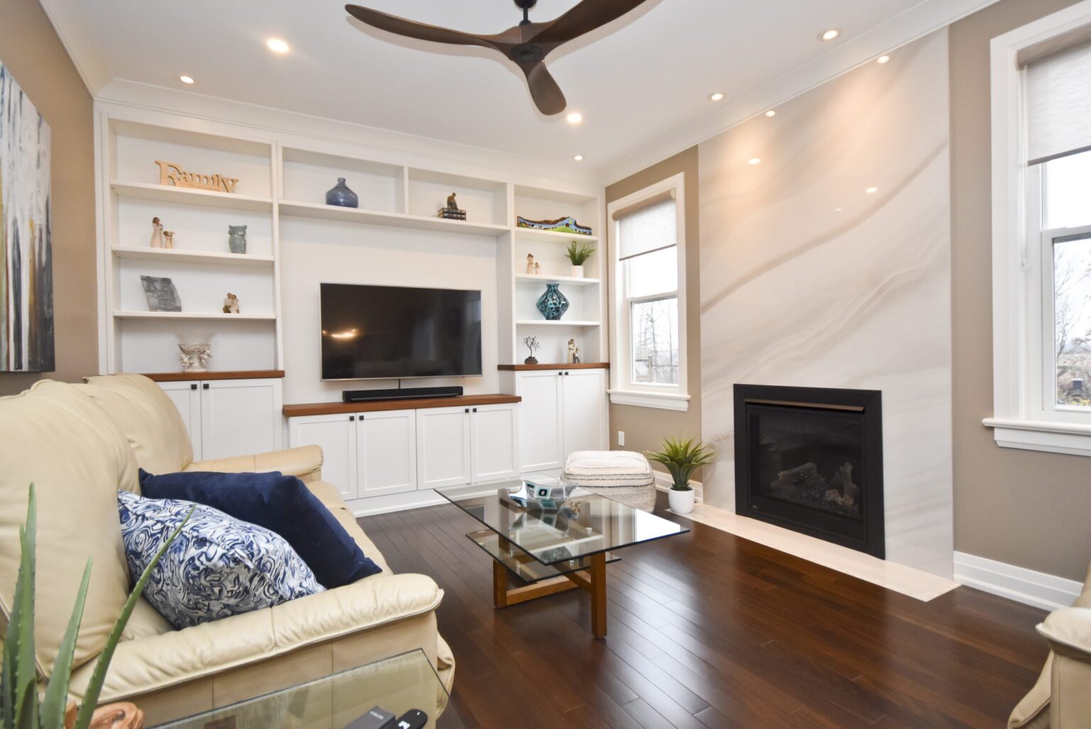 Whispering Living Room Design Project | Essence Designs, Ottawa