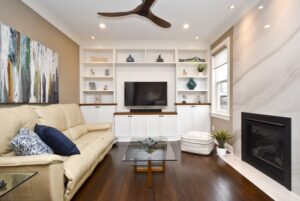 Whispering Living Room Design Project | Essence Designs, Ottawa